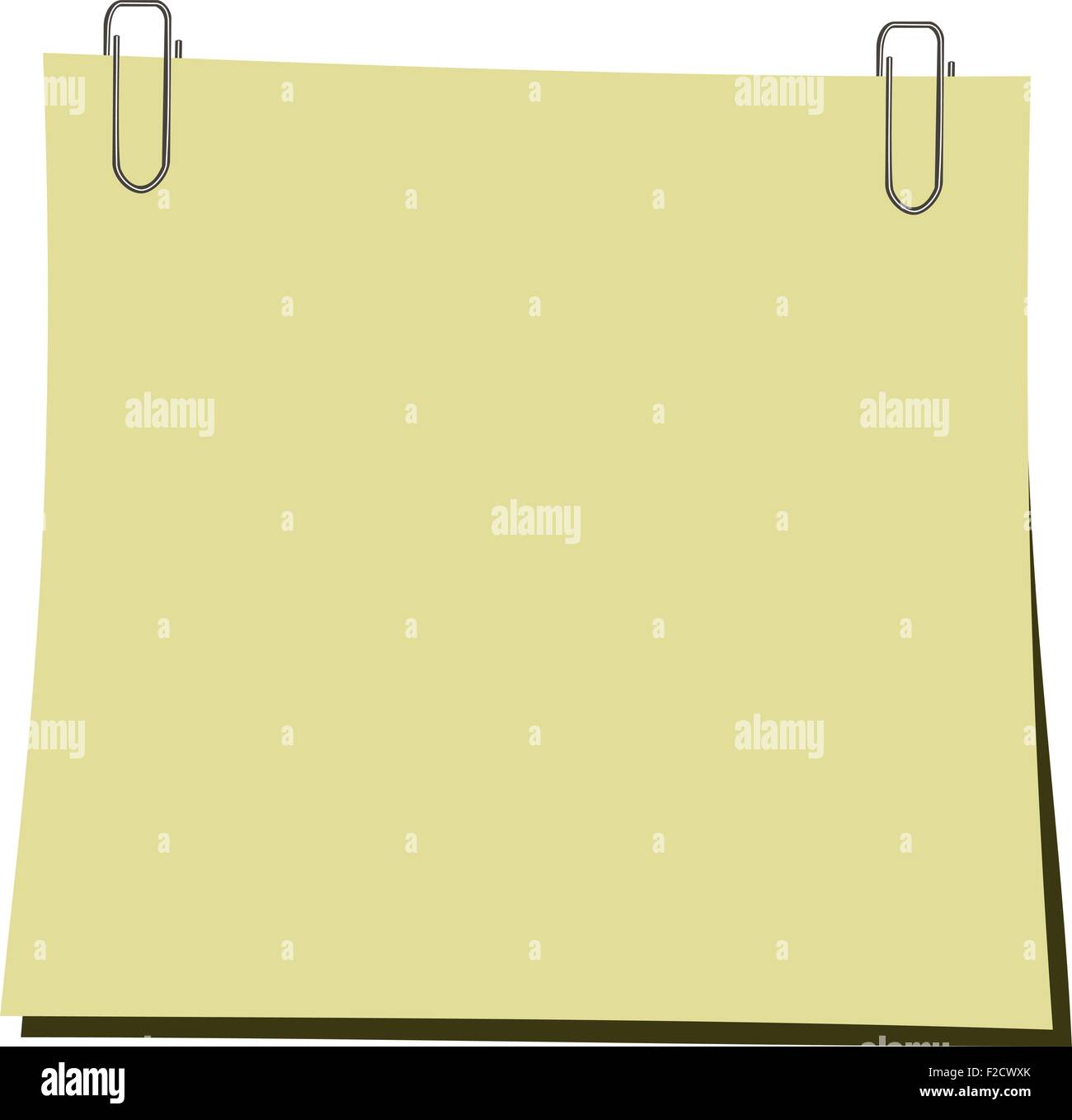 Realistic illustration stick and paper clip Stock Vector Image & Art ...