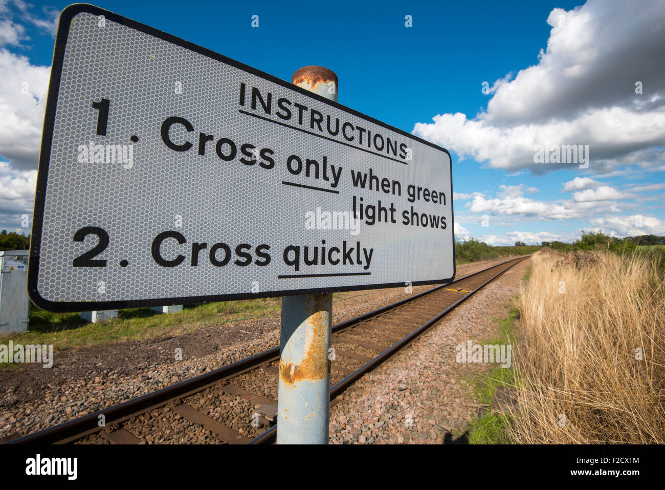 Keep crossing clear sign hi-res stock photography and images - Alamy