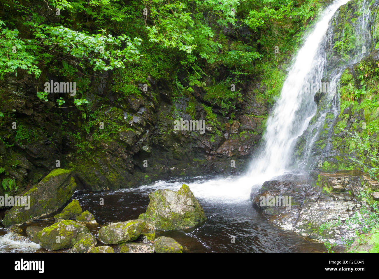 Buck Loup Waterfall, Galloway Forest Park, Dumfries and Galloway ...