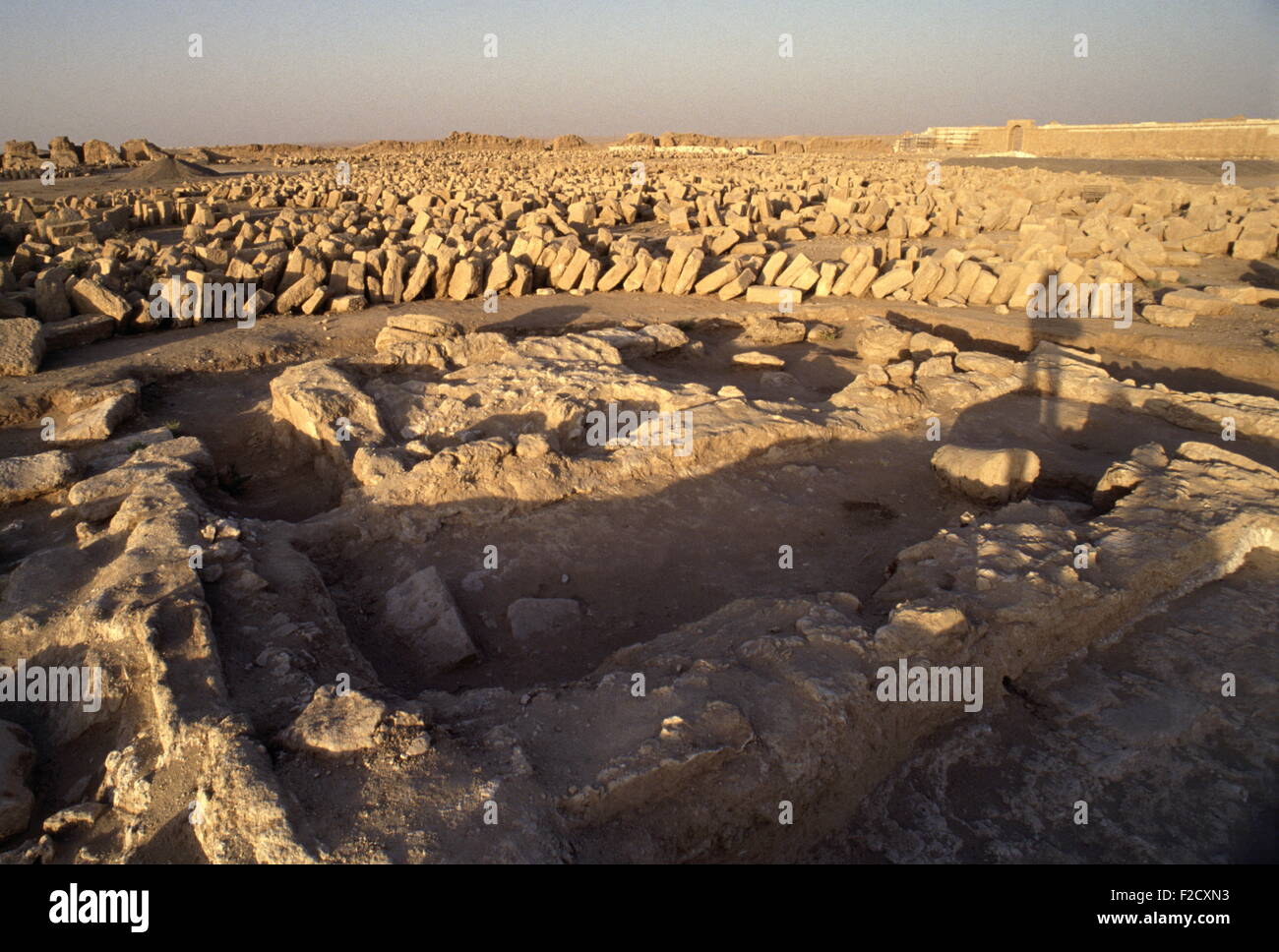 The ancient 3rd century BC pre-Christian temple complex of Hatra in NW ...