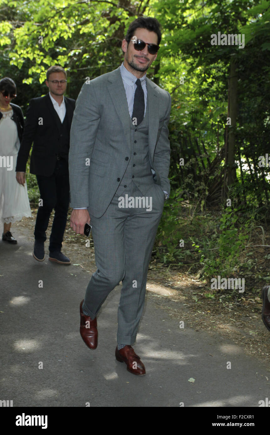 London, UK, 15th June 2015: David Gandy attends the Burberry Prorsum ...