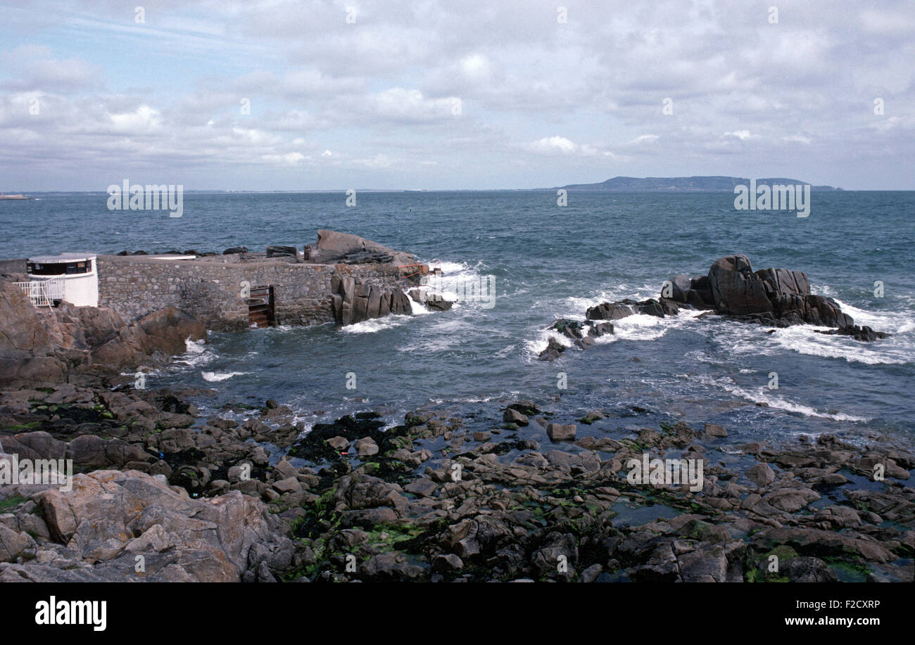 The Forty Foot Hole, the sea swimming point off Sandycove, referred to ...