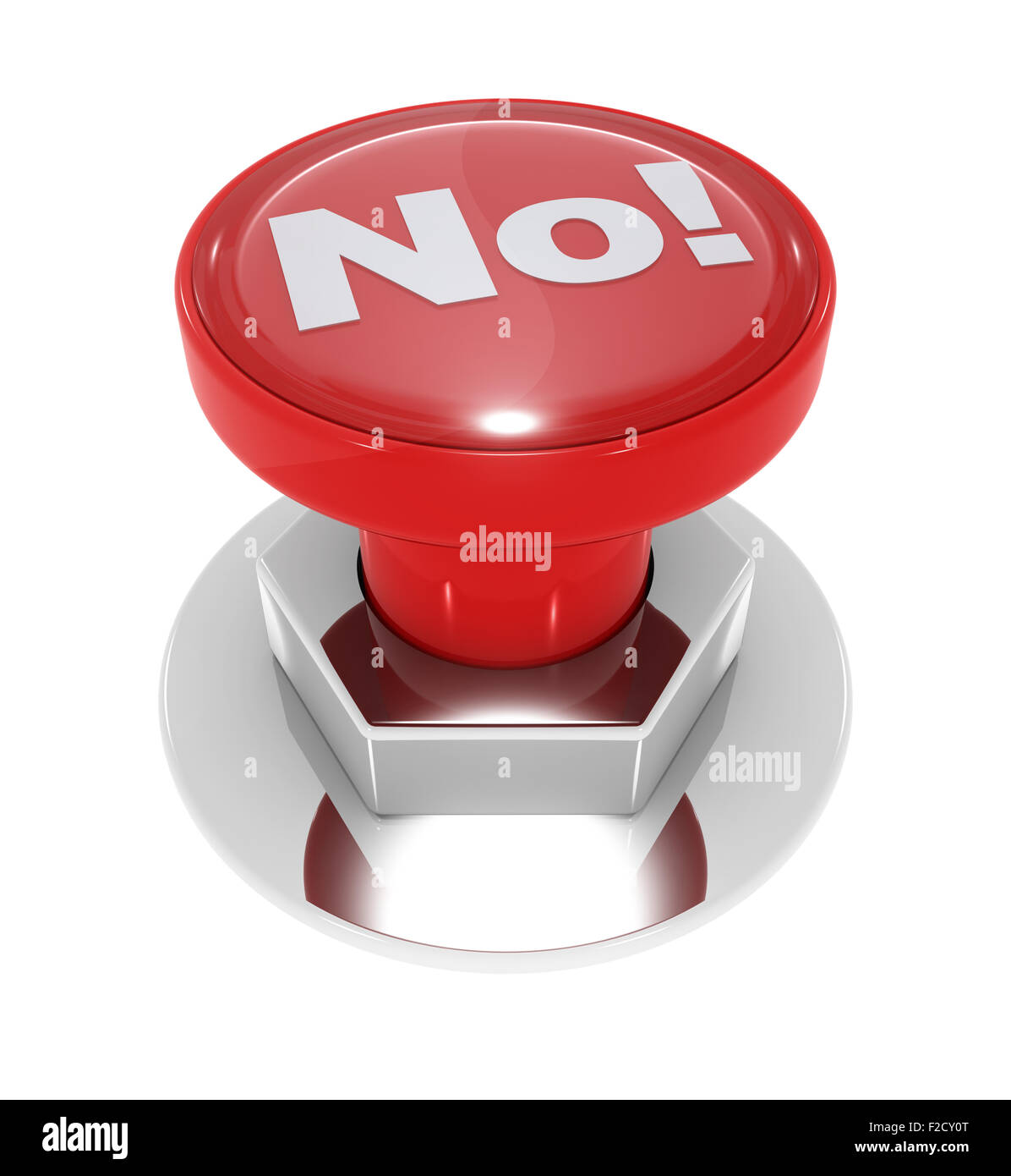 No button , This is a computer generated and 3d rendered picture Stock ...