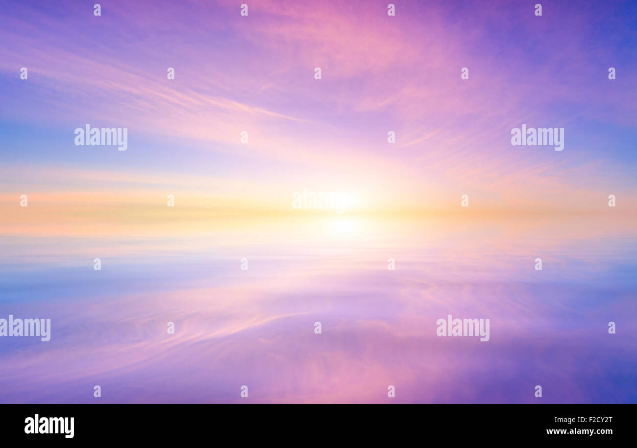Colorful sky after sunset Stock Photo - Alamy
