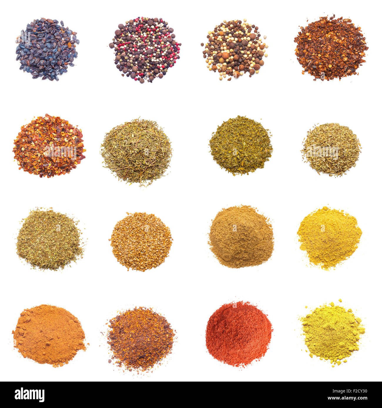 Colorful spices collection Stock Photo - Alamy
