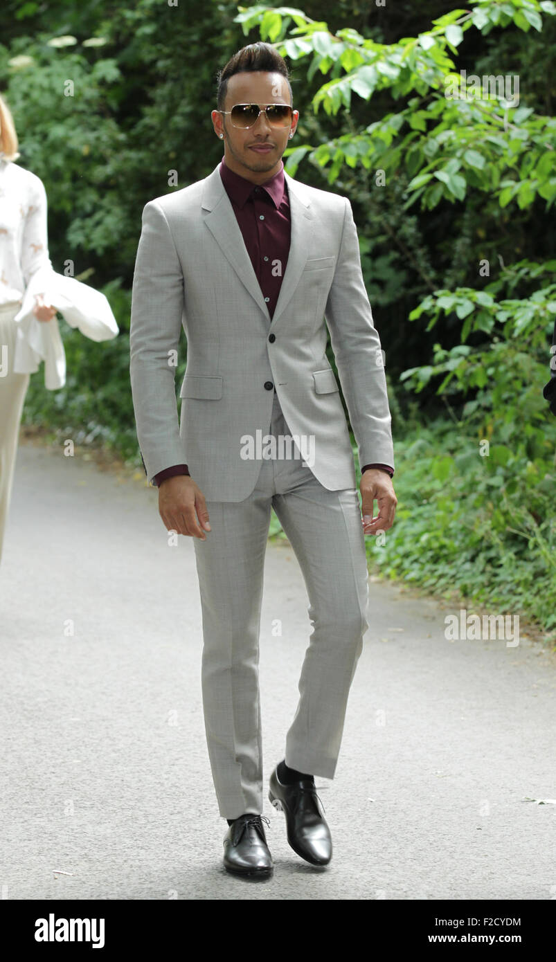 London, UK, 15th June 2015: Lewis Hamilton attends the Burberry Prorsum ...