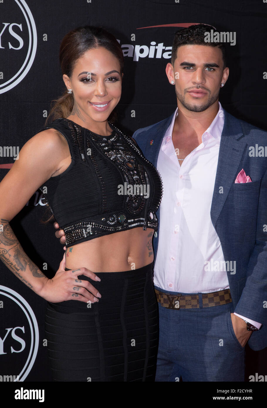 The 2015 ESPYS at Microsoft Theater - Arrivals Featuring: Sydney Leroux ...