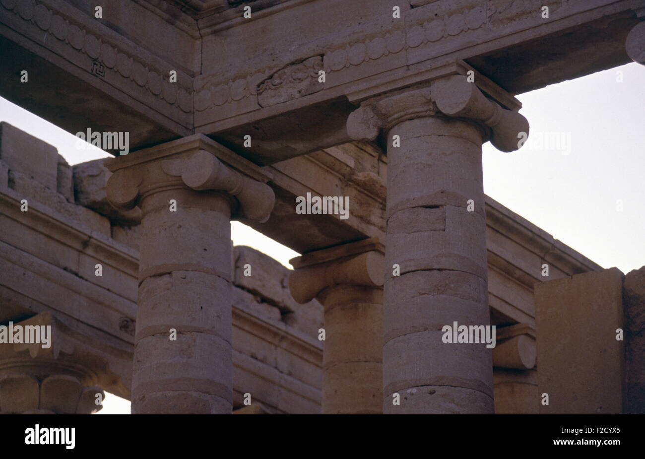 The ancient 3rd century BC pre-Christian temple complex of Hatra in NW ...