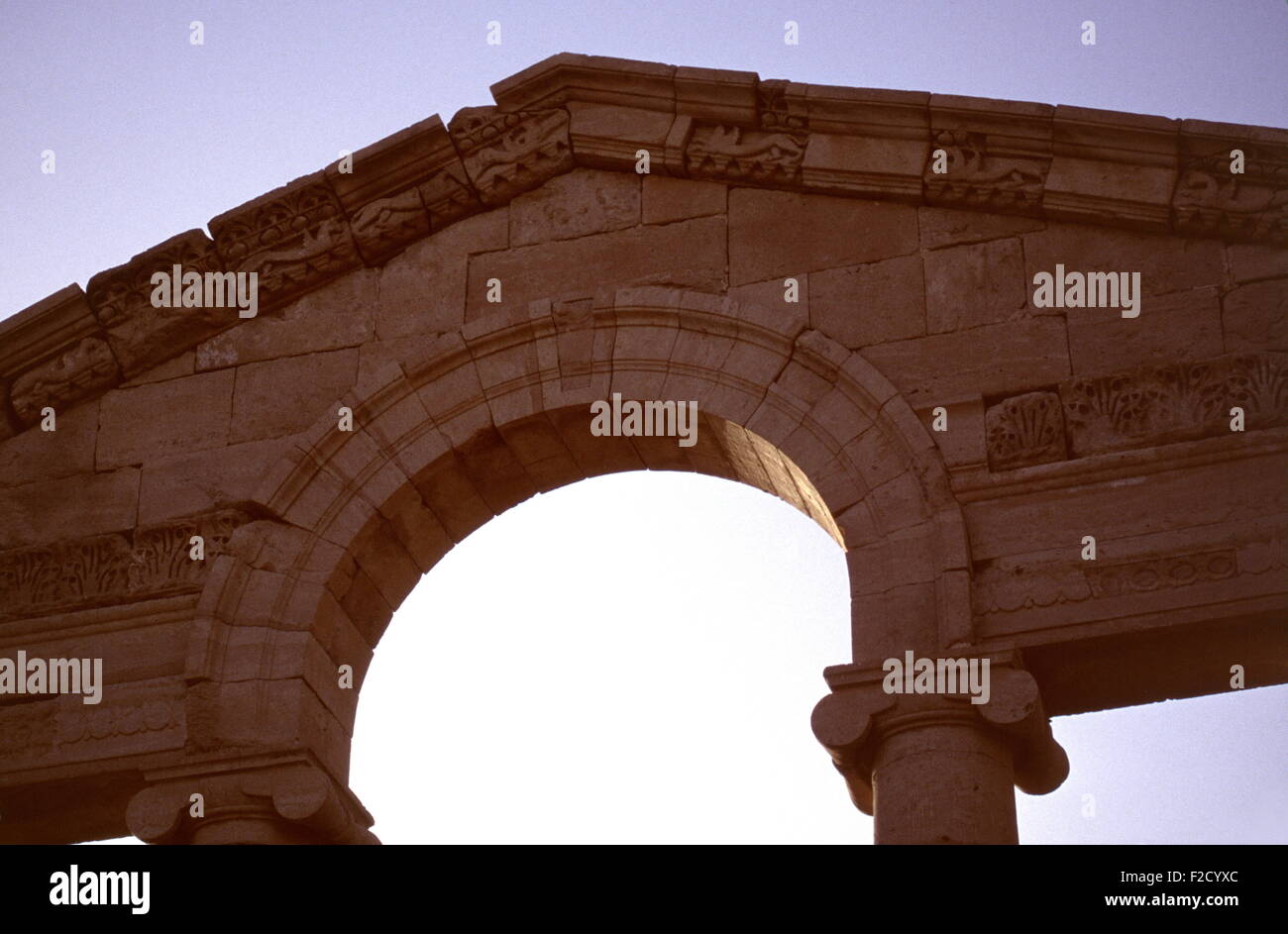 The ancient 3rd century BC pre-Christian temple complex of Hatra in NW ...