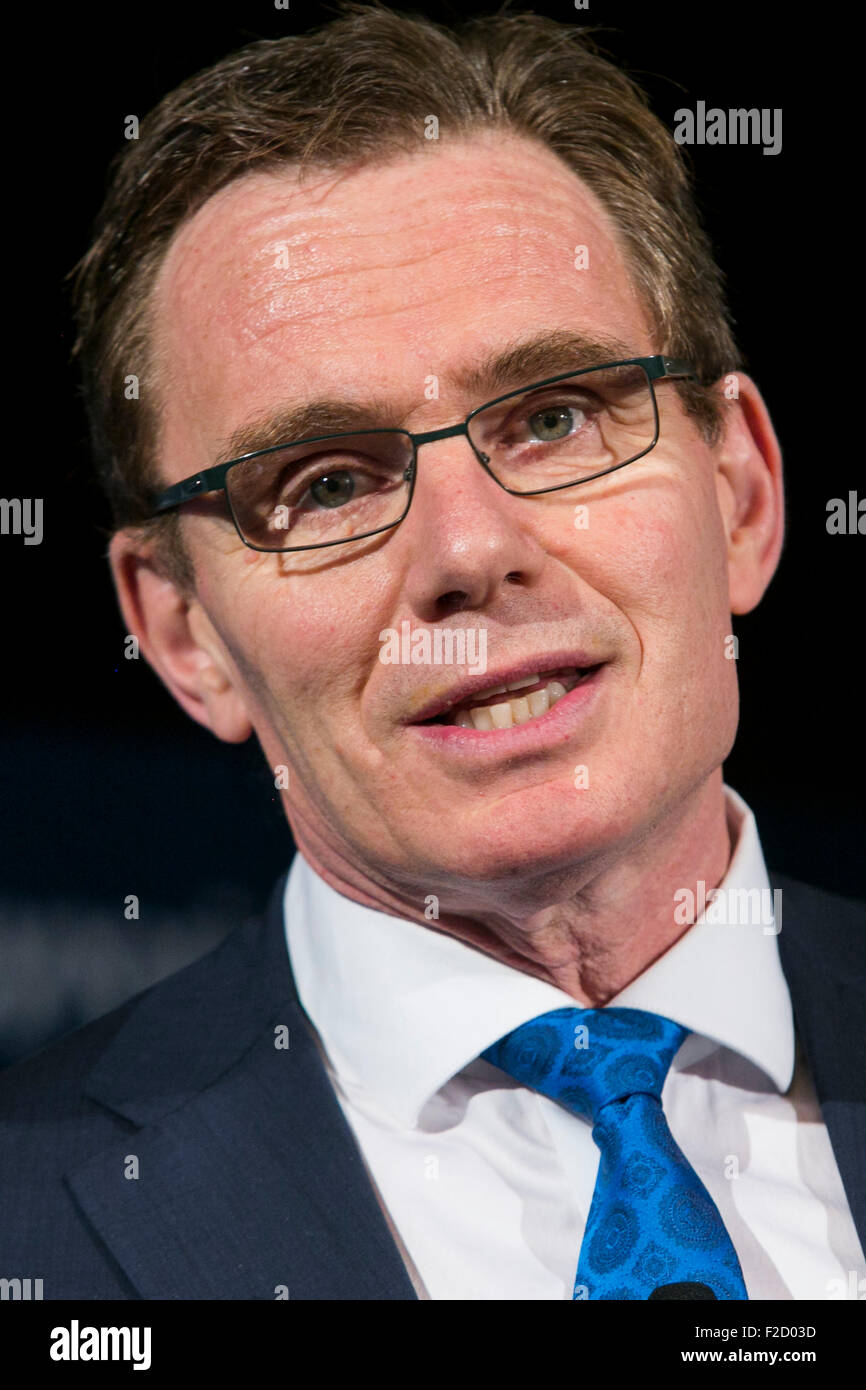 Washington DC, USA. 16th September, 2015. Andrew Mackenzie, CEO of BHP ...
