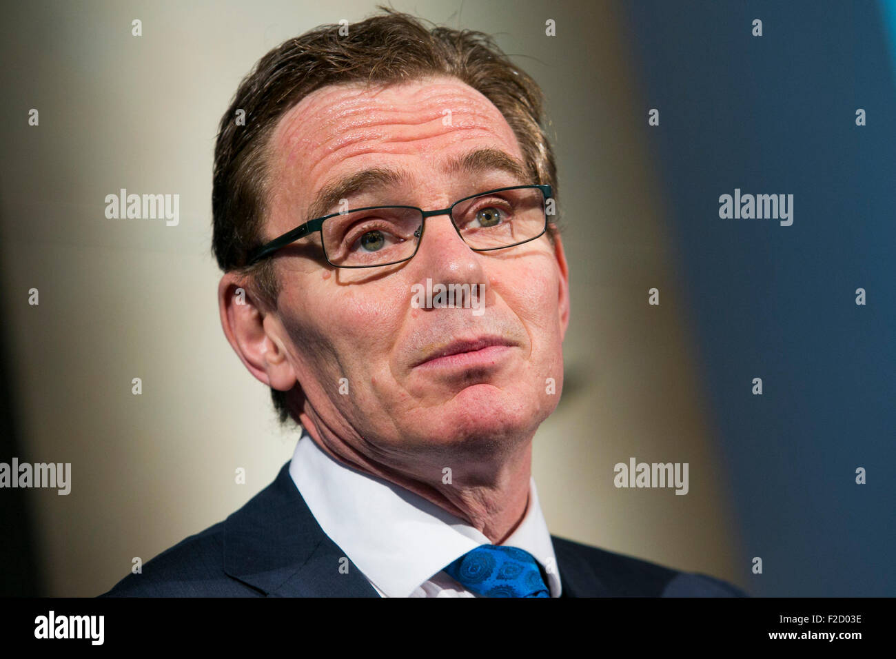 Washington DC, USA. 16th September, 2015. Andrew Mackenzie, CEO of BHP ...