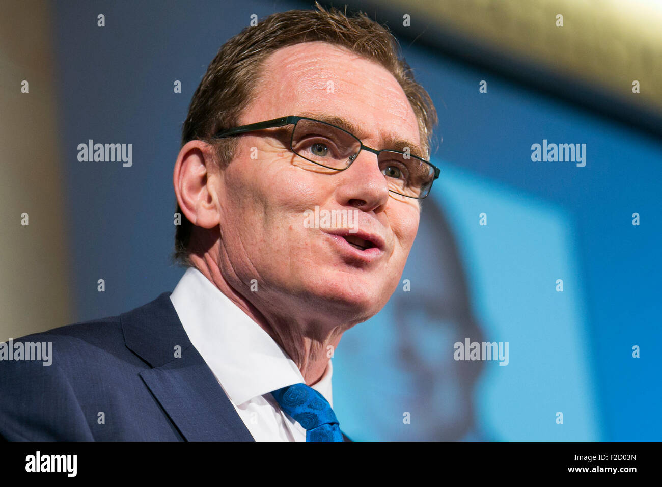 Washington DC, USA. 16th September, 2015. Andrew Mackenzie, CEO of BHP ...