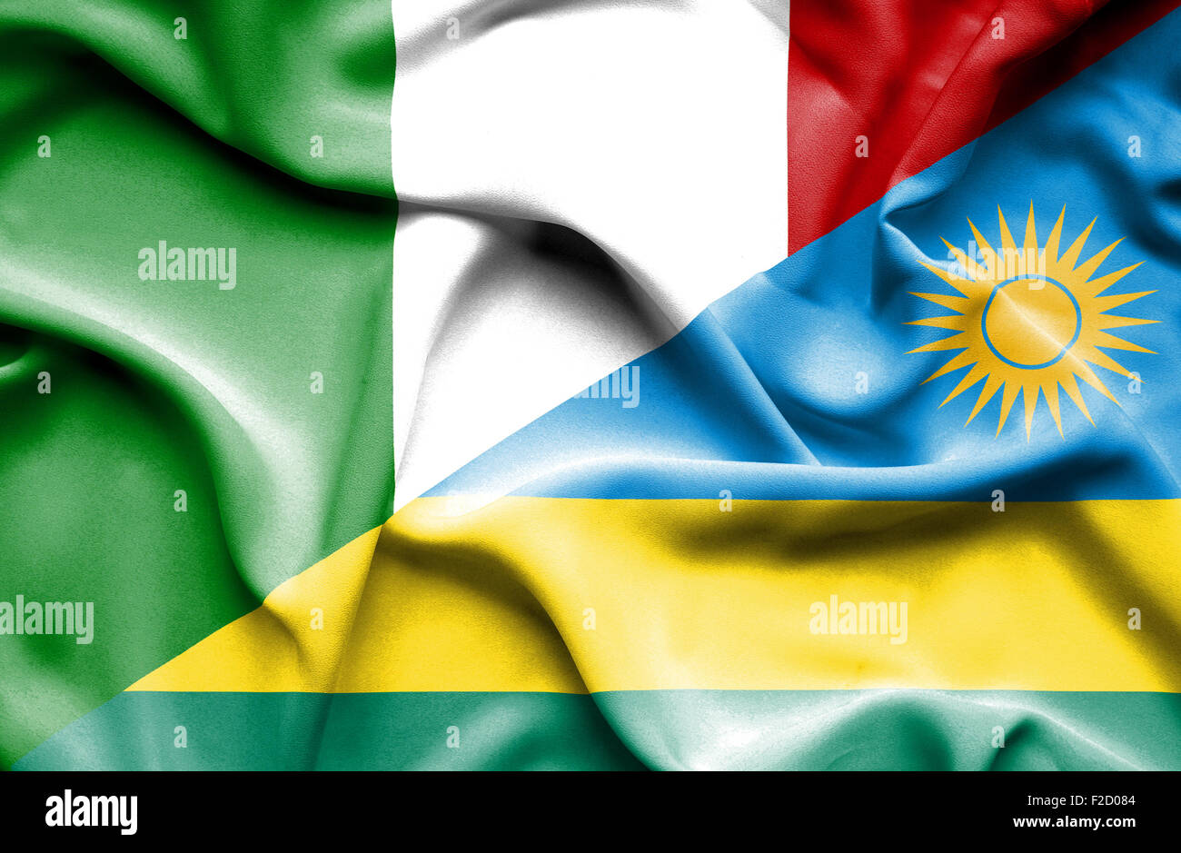 Italy rwanda flag hi-res stock photography and images - Alamy