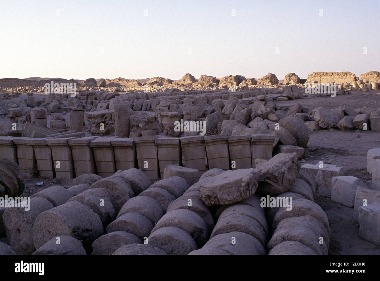 The ancient 3rd century BC pre-Christian temple complex of Hatra in NW ...