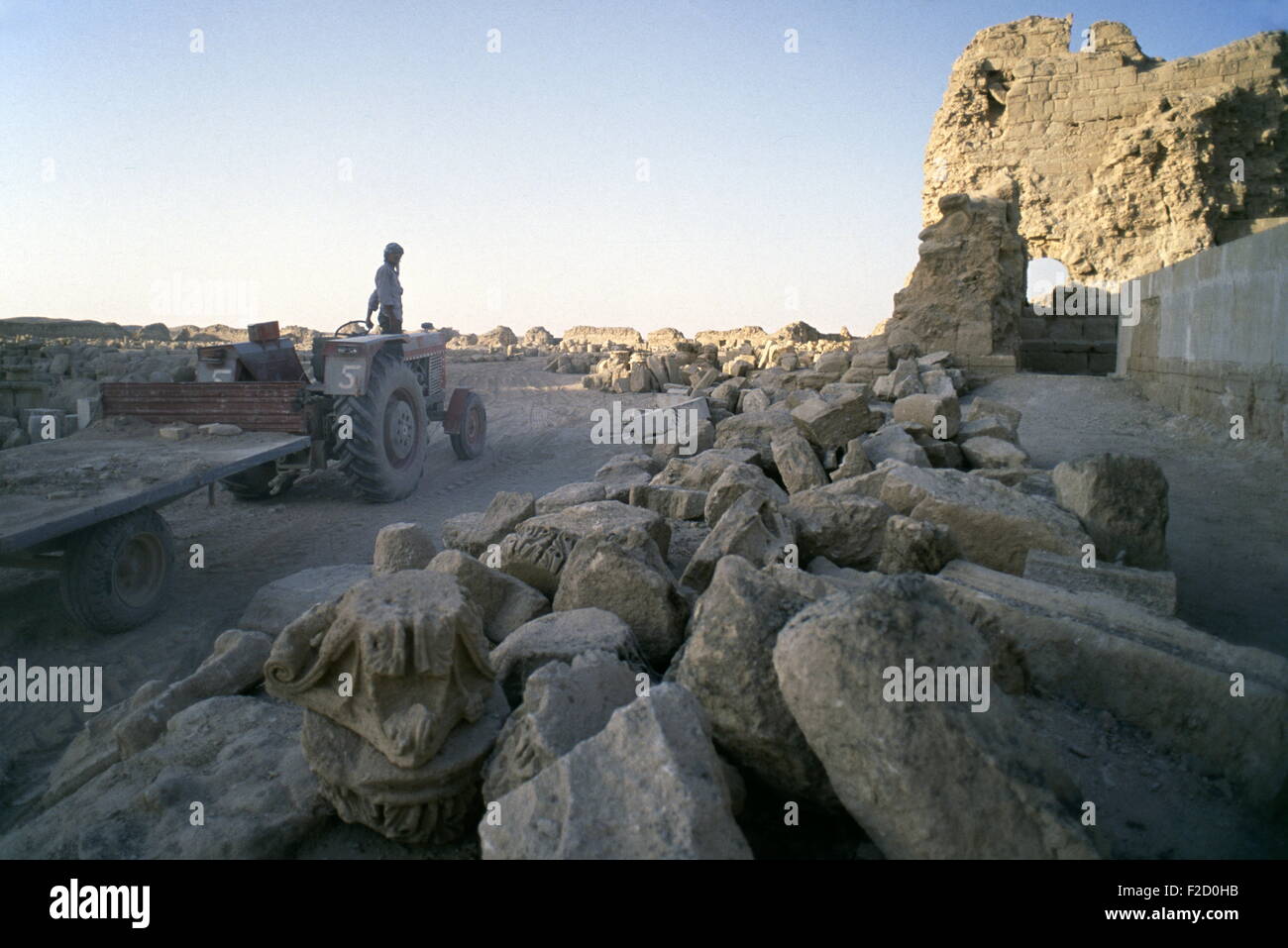 The ancient 3rd century BC pre-Christian temple complex of Hatra in NW ...
