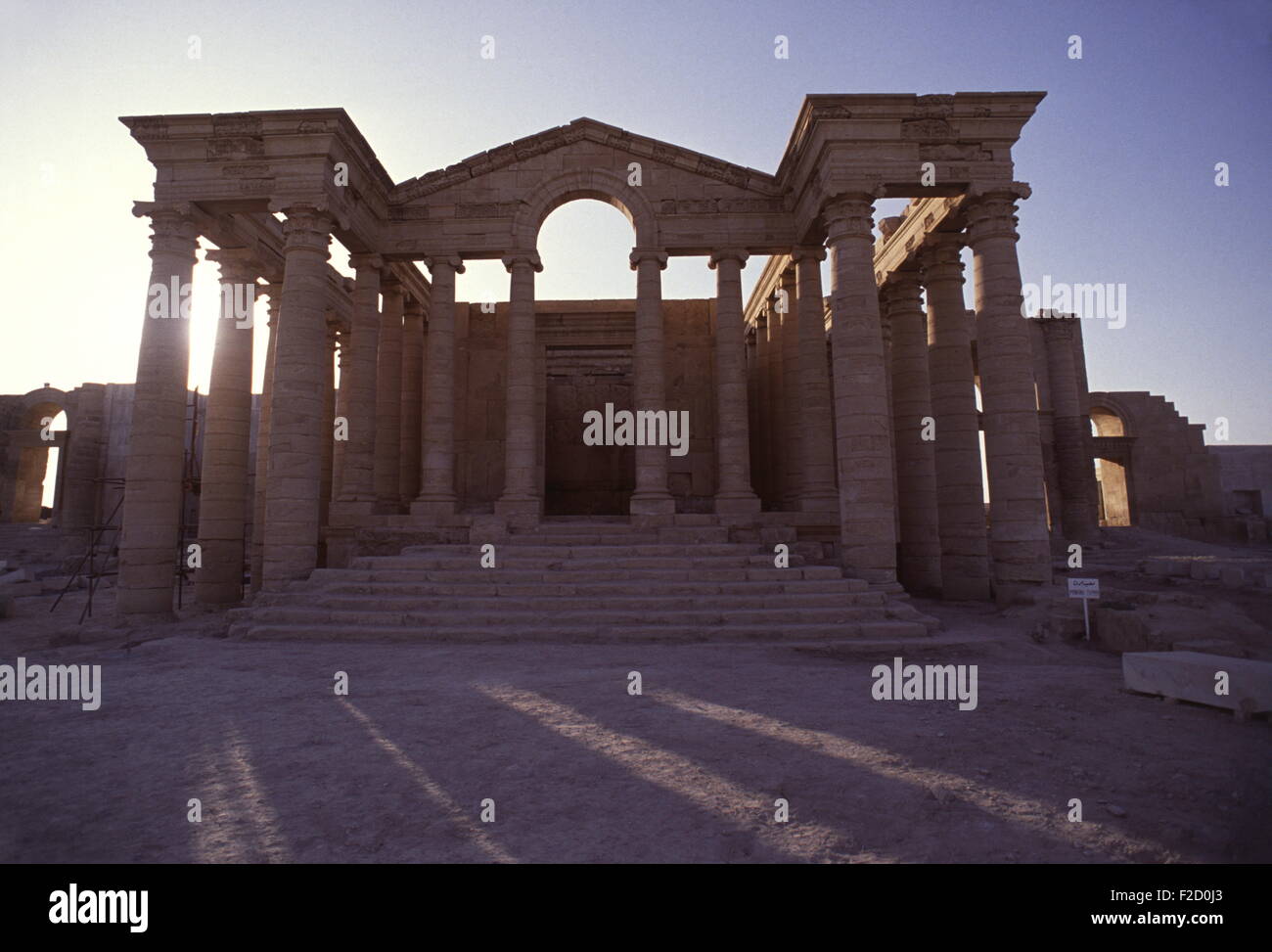 The ancient 3rd century BC pre-Christian temple complex of Hatra in NW ...
