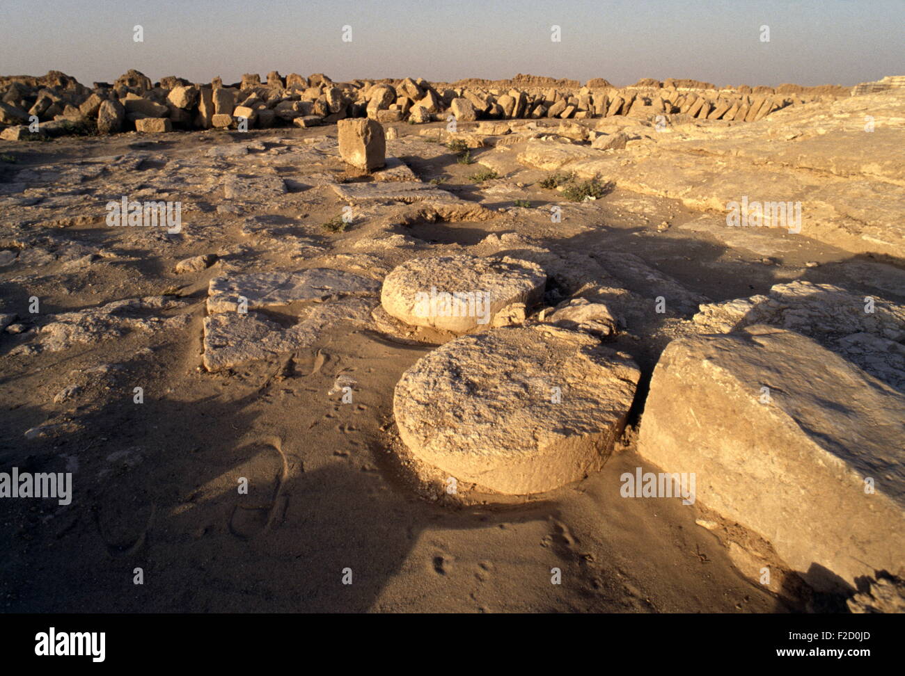 The ancient 3rd century BC pre-Christian temple complex of Hatra in NW ...
