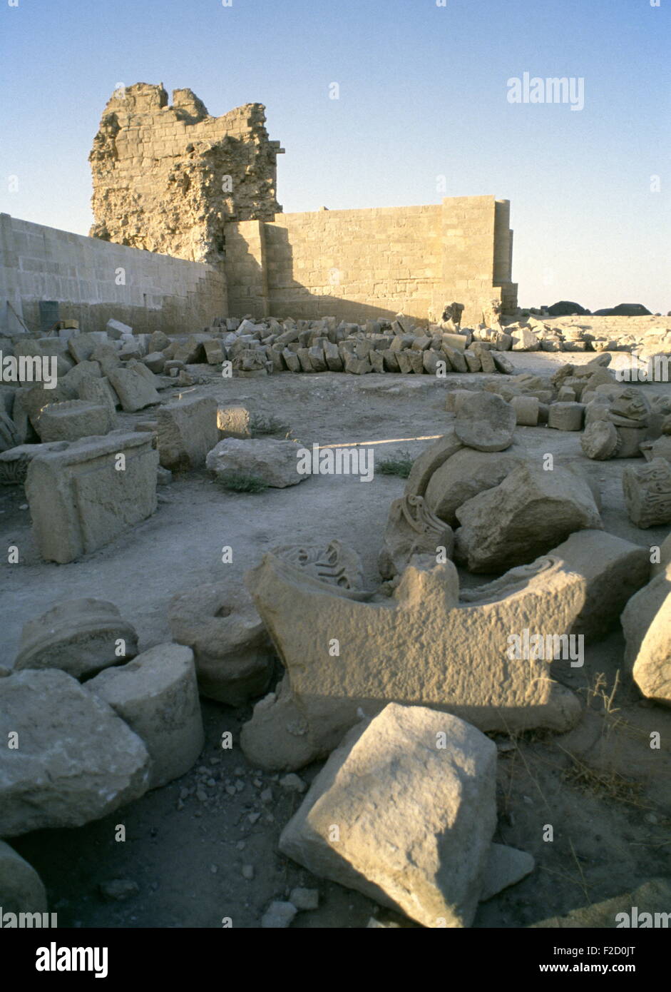 The ancient 3rd century BC pre-Christian temple complex of Hatra in NW ...
