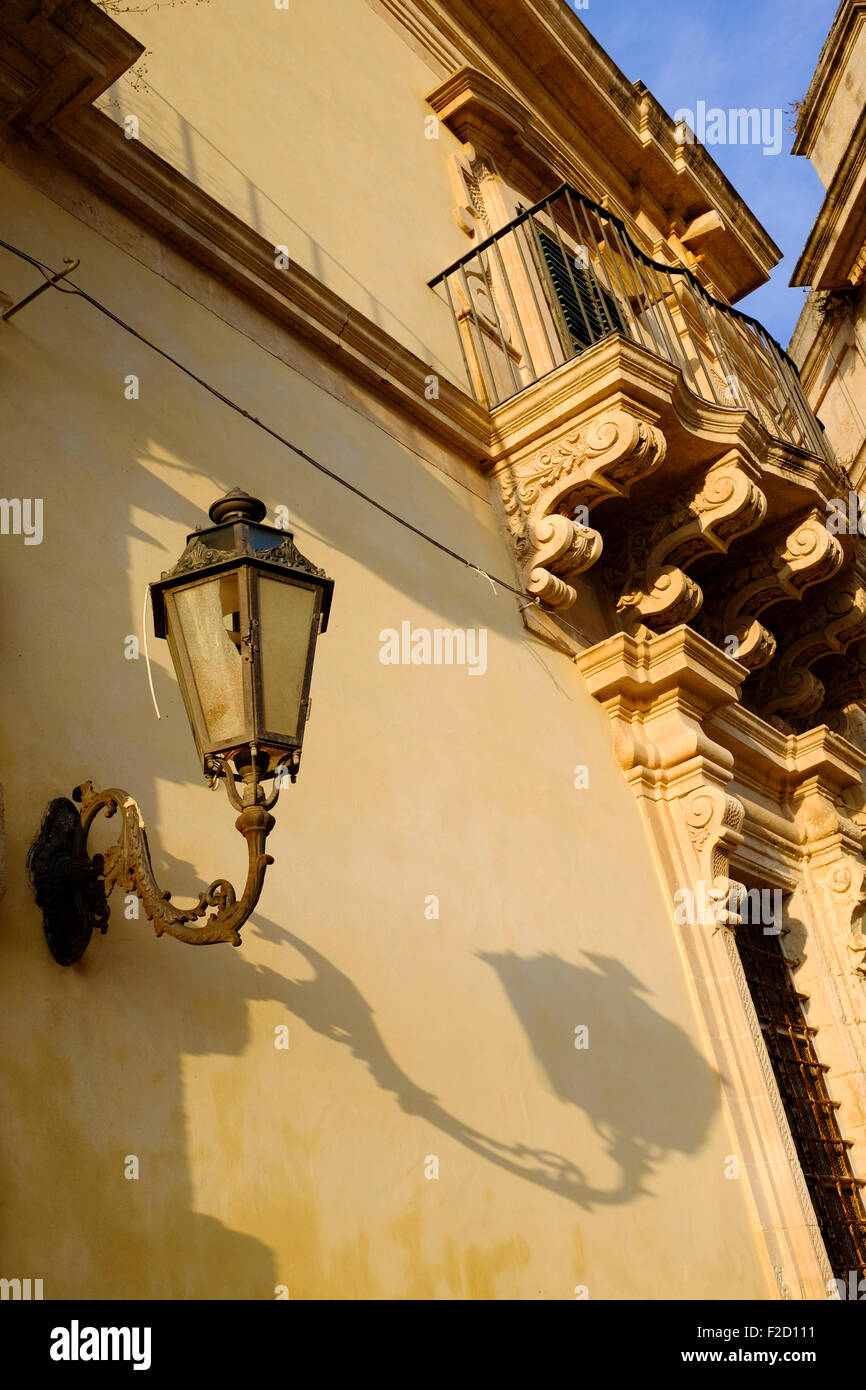 Low angle view of a Baroque facade with intricate detailed stone work ...