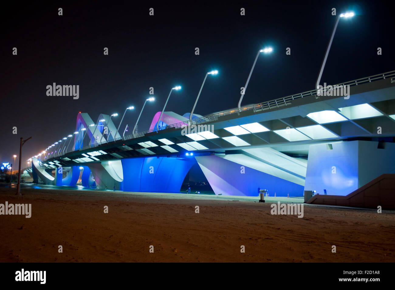 Salam bridge in Abu Dhabi, United Arab Emirates Stock Photo - Alamy