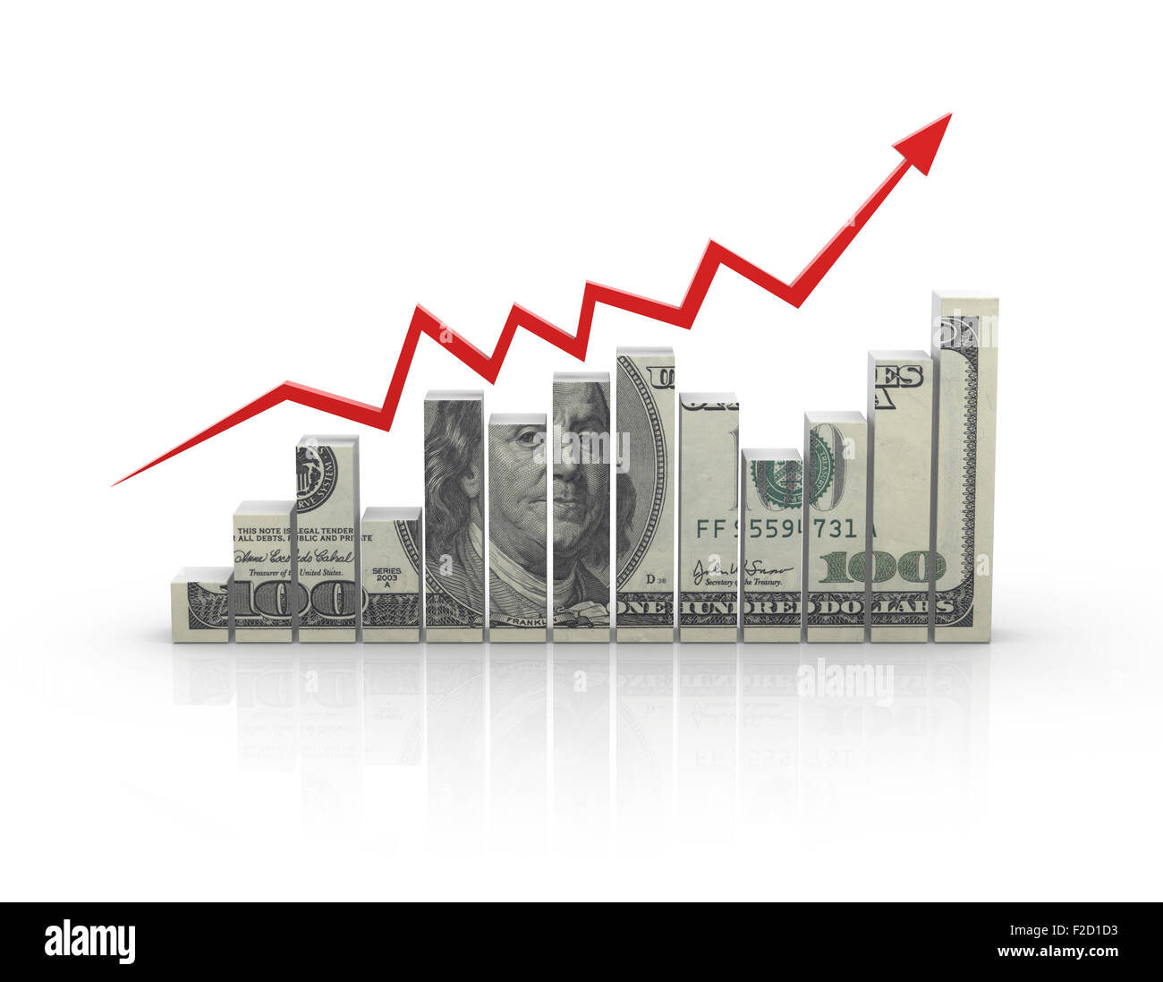 Money chart , This is a computer generated and 3d rendered picture ...