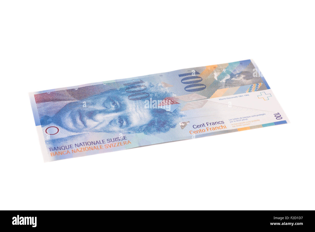 Swiss Franc note, isolated Stock Photo - Alamy