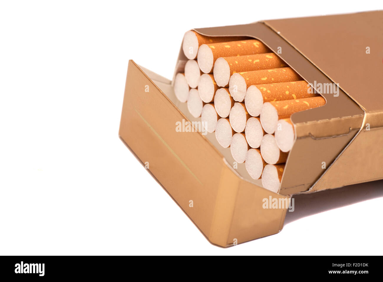 Box of cigarettes, isolated on a white Stock Photo - Alamy