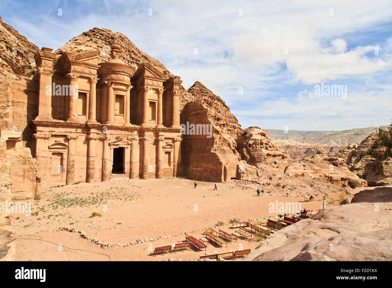 The monastery in Petra Stock Photo - Alamy