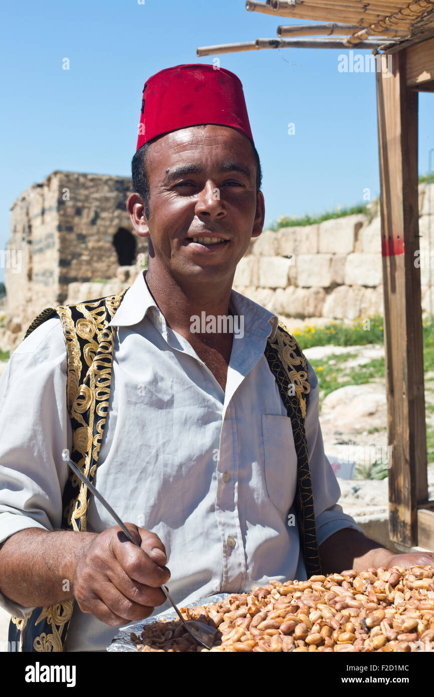 Ottoman man selling nuts Stock Photo - Alamy