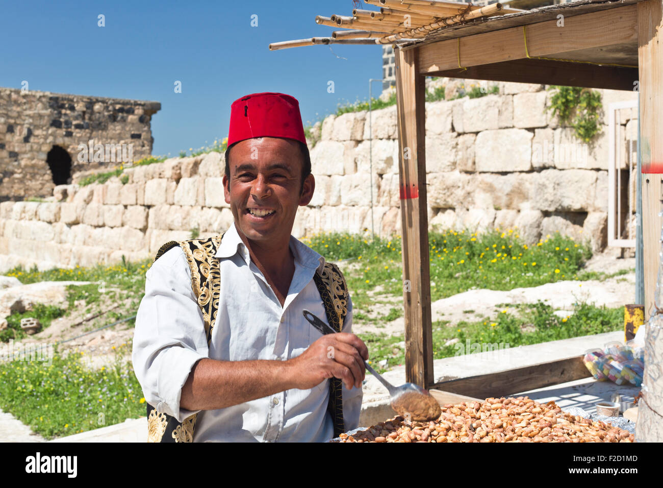 Ottoman man selling nuts Stock Photo - Alamy