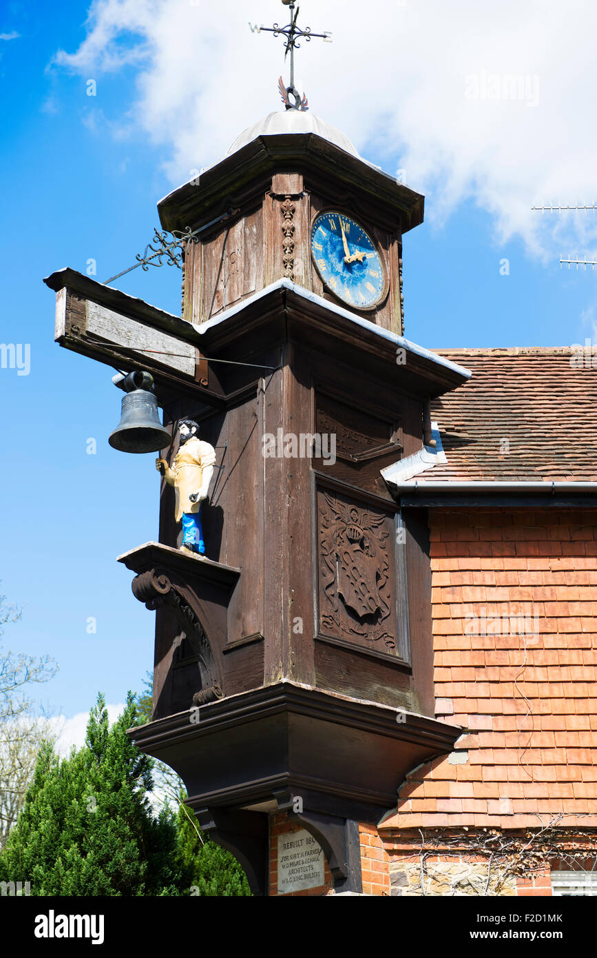 The famous 'Jack the Blacksmith' clock overhanging the A25 in the ...