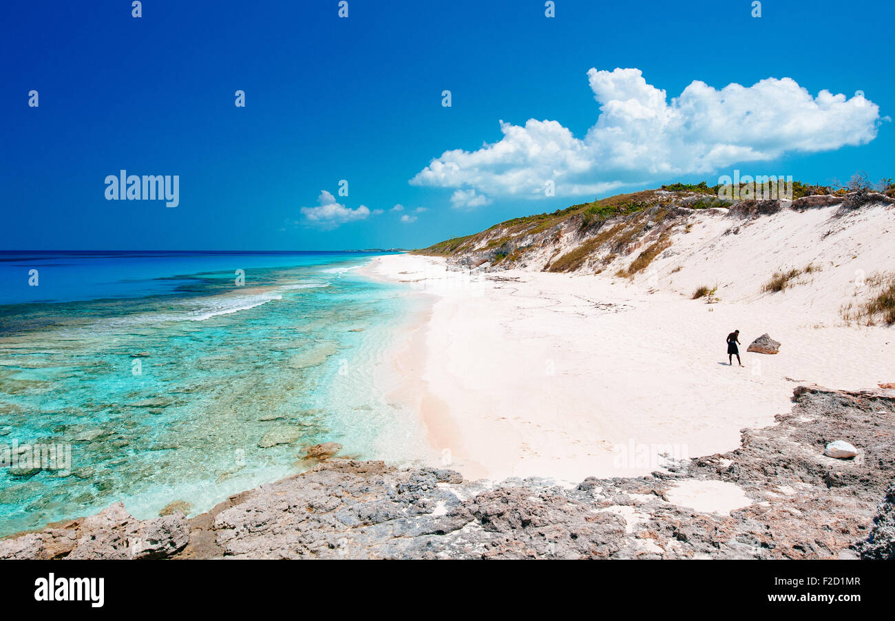 Crystal Clear Reef and Sand Dunes on Atlantic Ocean Side of Stocking ...
