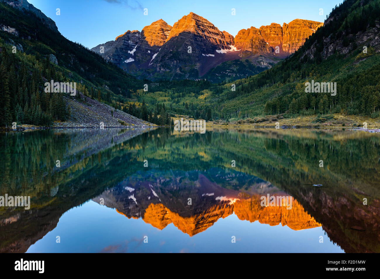 Maroon Bells, Aspen Colorado Stock Photo - Alamy