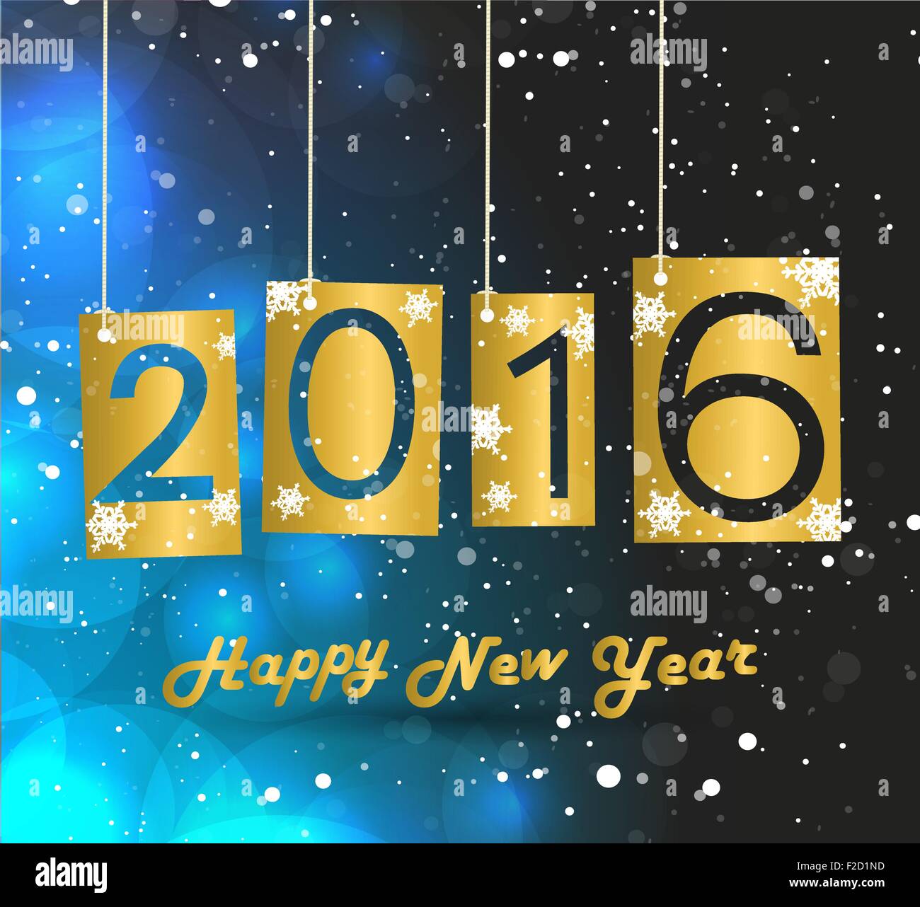 Happy New Year 2016 Stock Vector Image & Art - Alamy