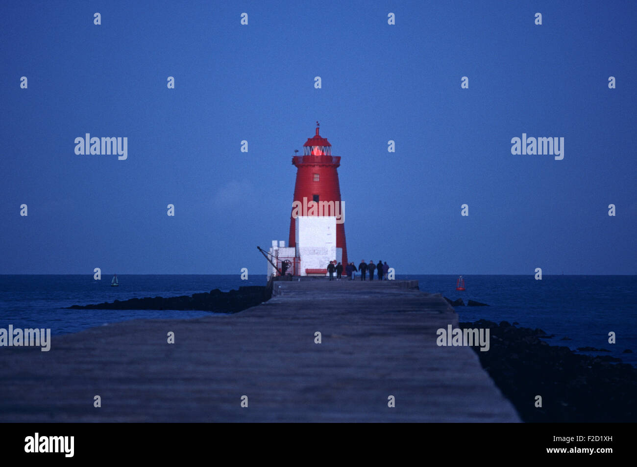 Poolbeg lighthouse, referred to by James Joyce in 'Ulysses' as 'The ...