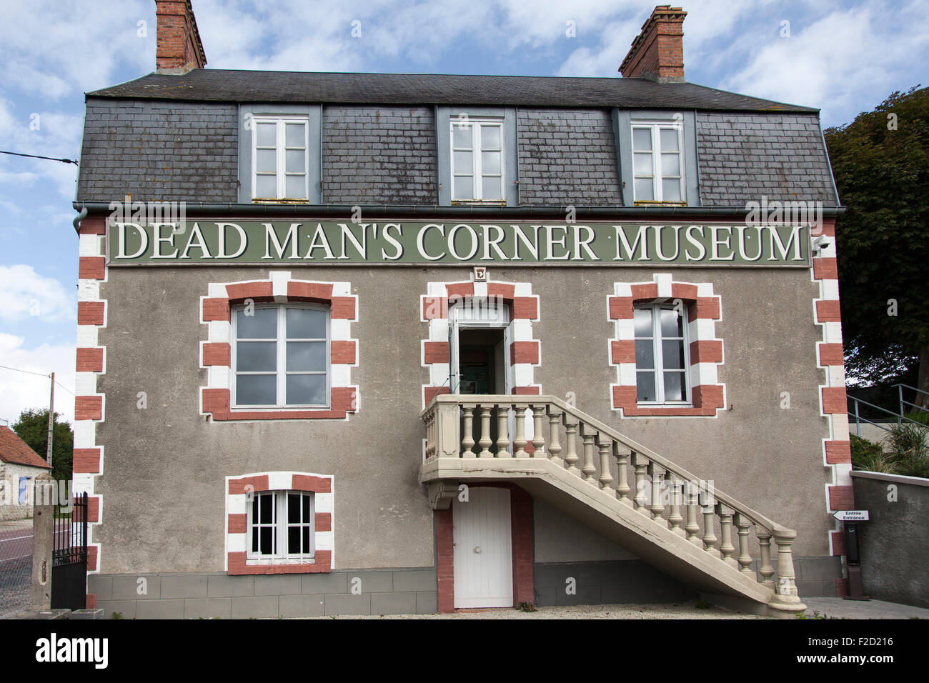 Dead Man's Corner Museum, Normandy, France Stock Photo - Alamy
