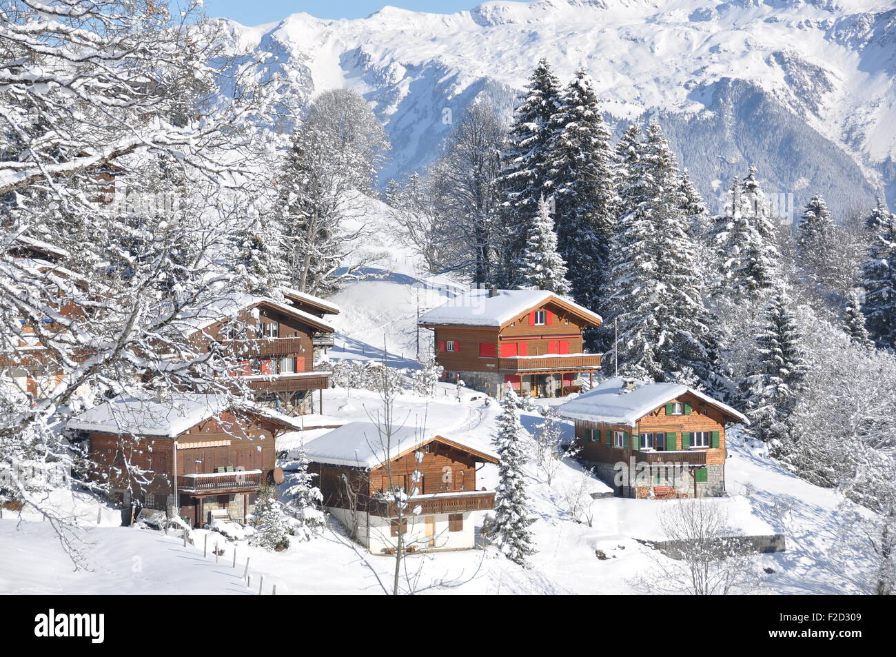 Swiss cottages hi-res stock photography and images - Alamy