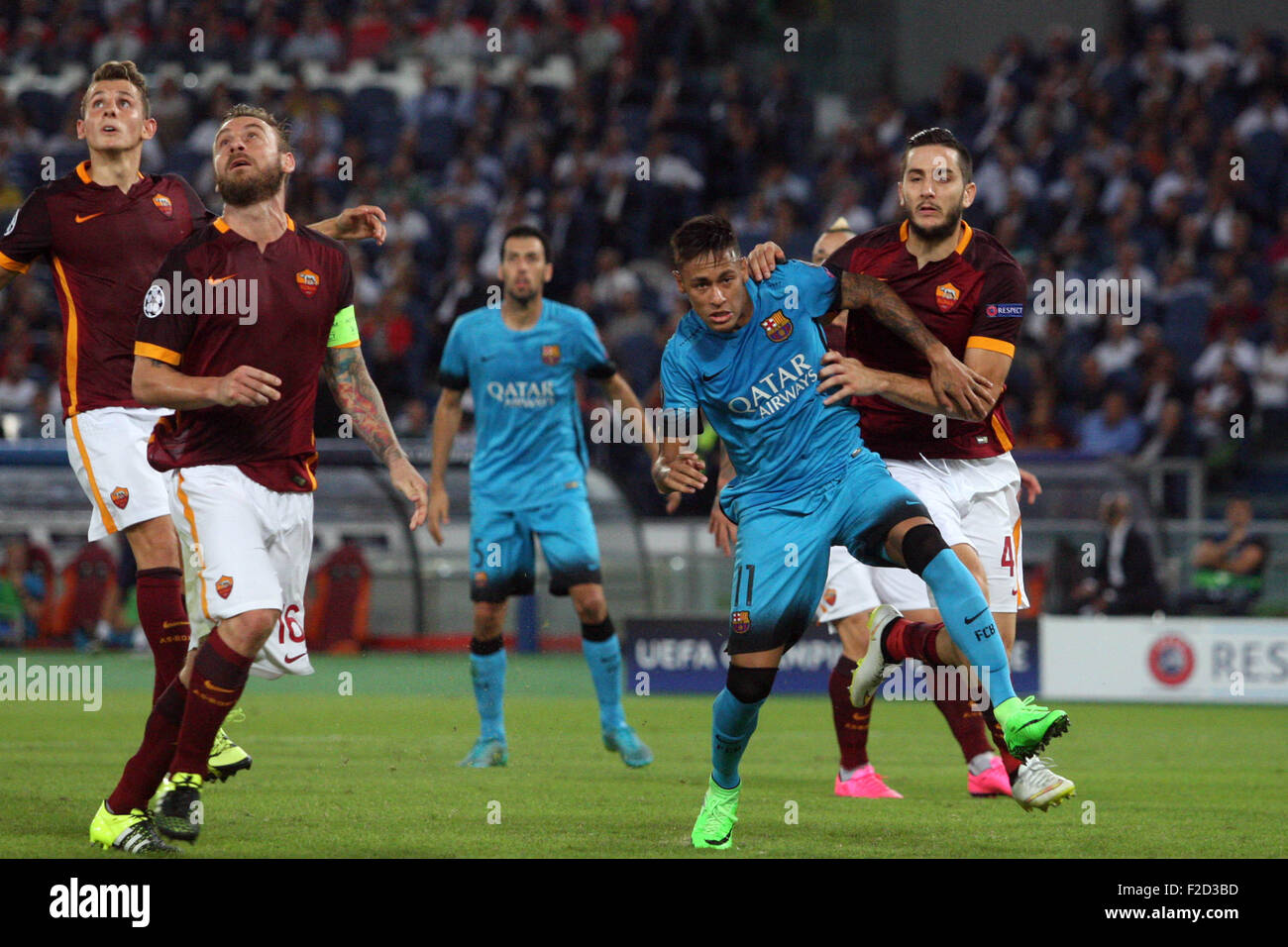 Rome, Italy. 16th September, 2015. Football / Soccer: UEFA Champions ...