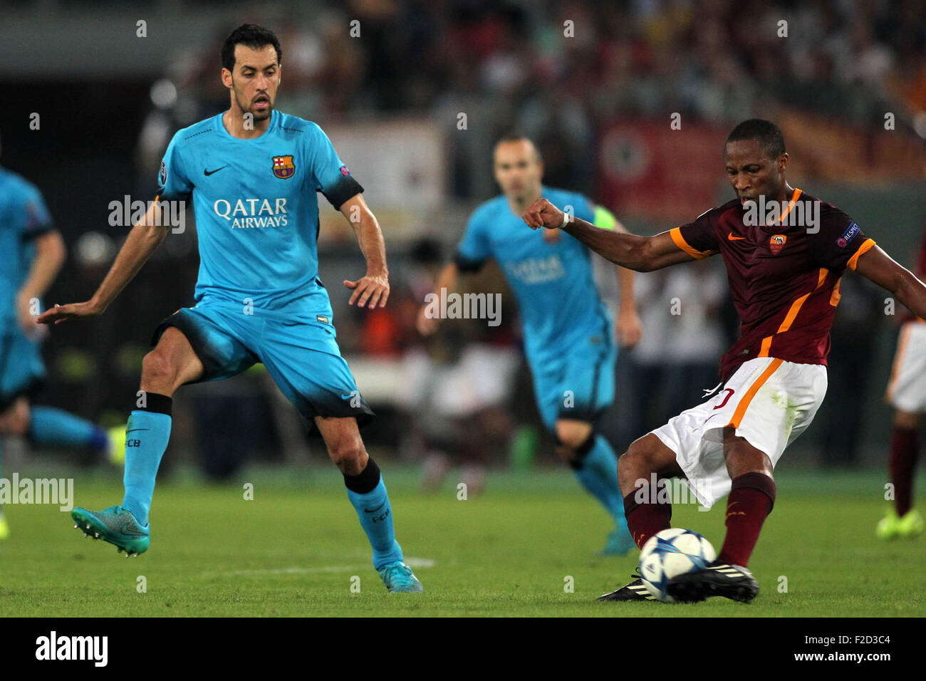 Rome, Italy. 16th September, 2015. Football / Soccer: UEFA Champions ...