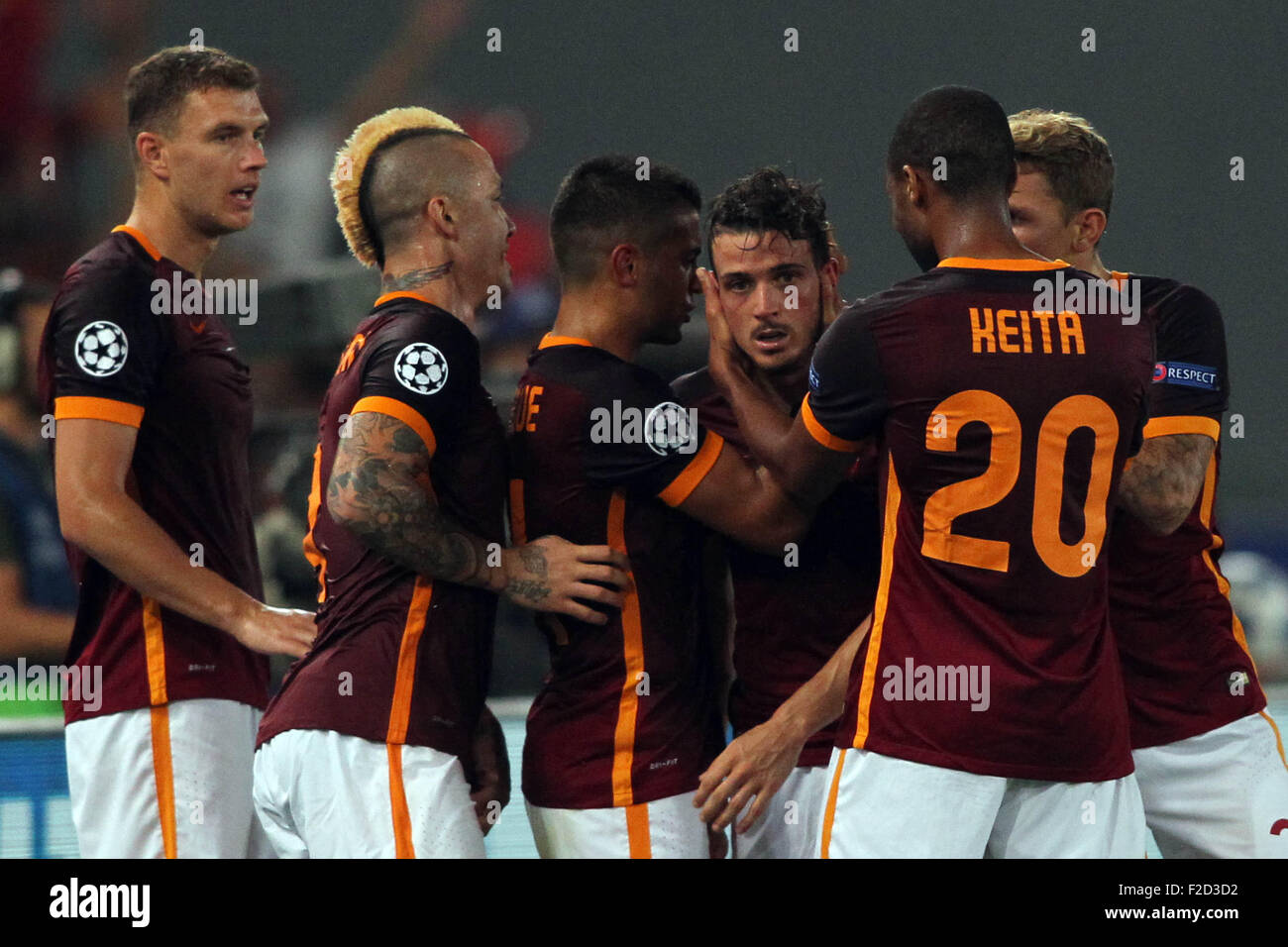 Rome, Italy. 16th September, 2015. Football / Soccer: UEFA Champions ...