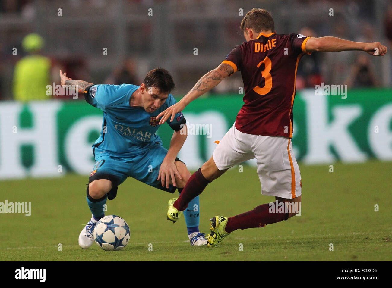 Rome, Italy. 16th September, 2015. Football / Soccer: UEFA Champions ...