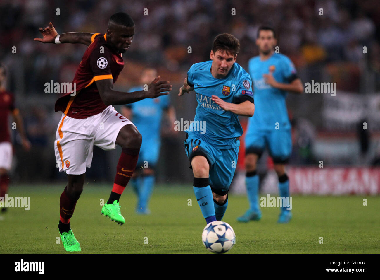 Rome, Italy. 16th September, 2015. Football / Soccer: UEFA Champions ...