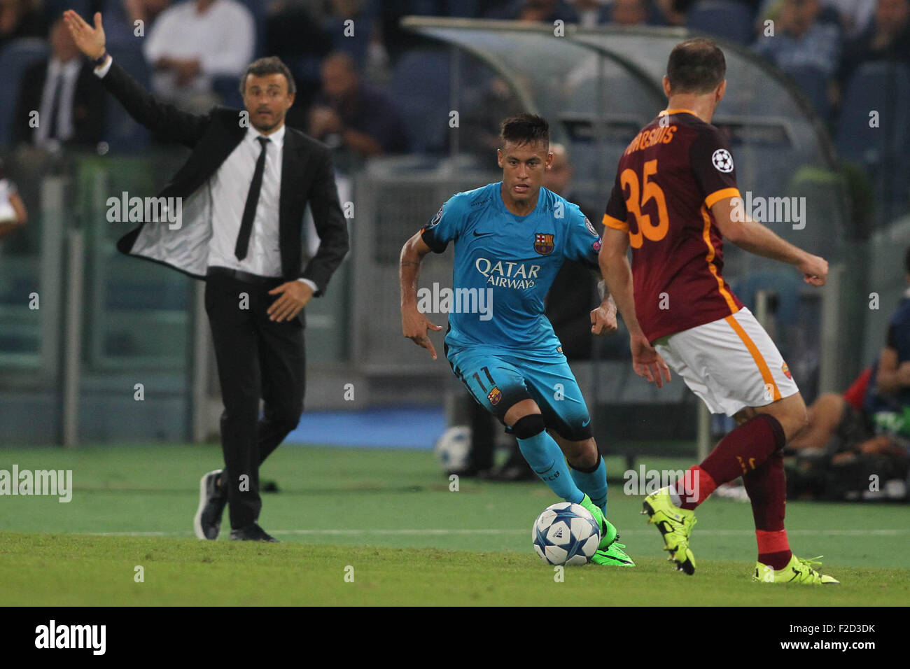 Rome, Italy. 16th September, 2015. Football / Soccer: UEFA Champions ...