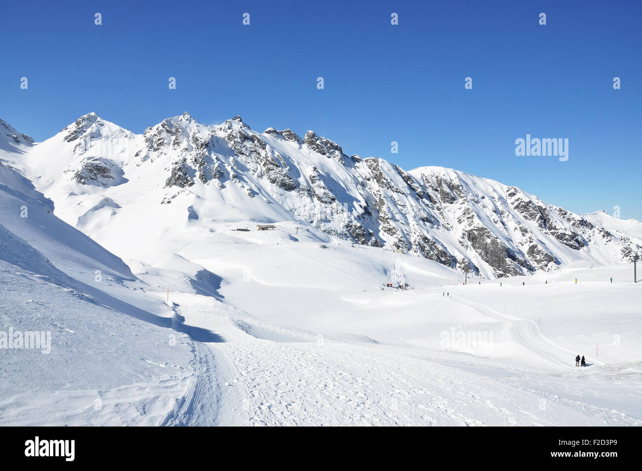 Pizol, famous Swiss skiing resort Stock Photo - Alamy