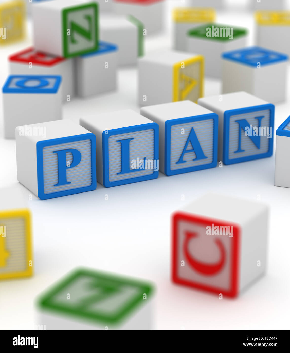 Colorful block - plan , This is a computer generated and 3d rendered ...