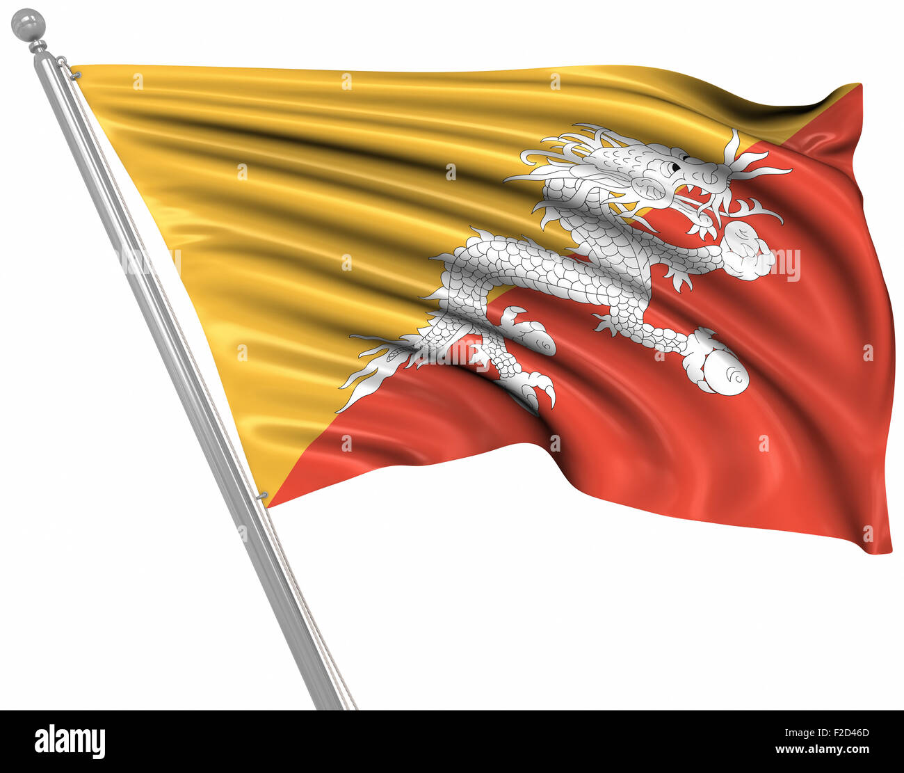 Flag of bhutan hi-res stock photography and images - Alamy