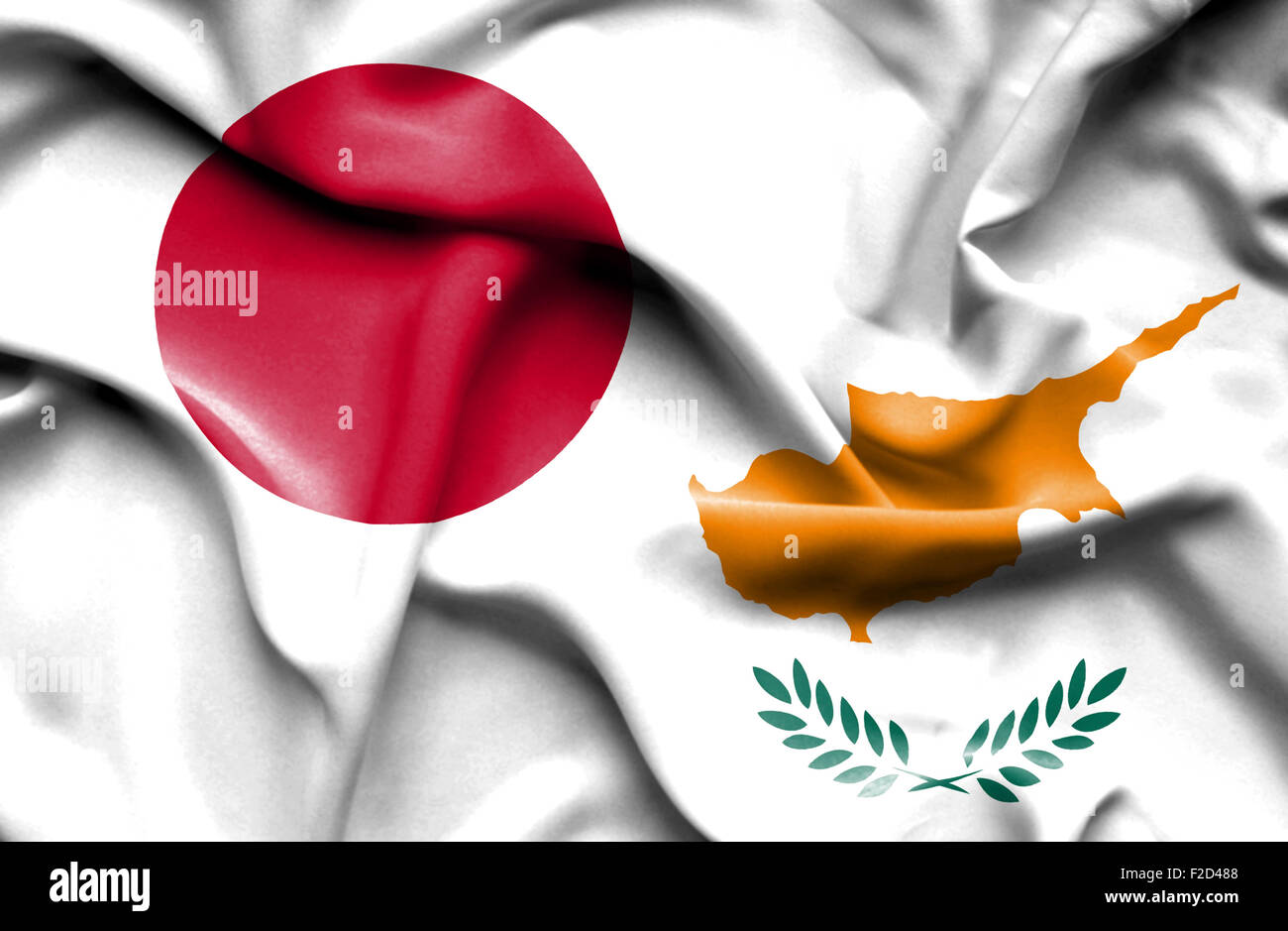 Cyprus japan flag hi-res stock photography and images - Alamy