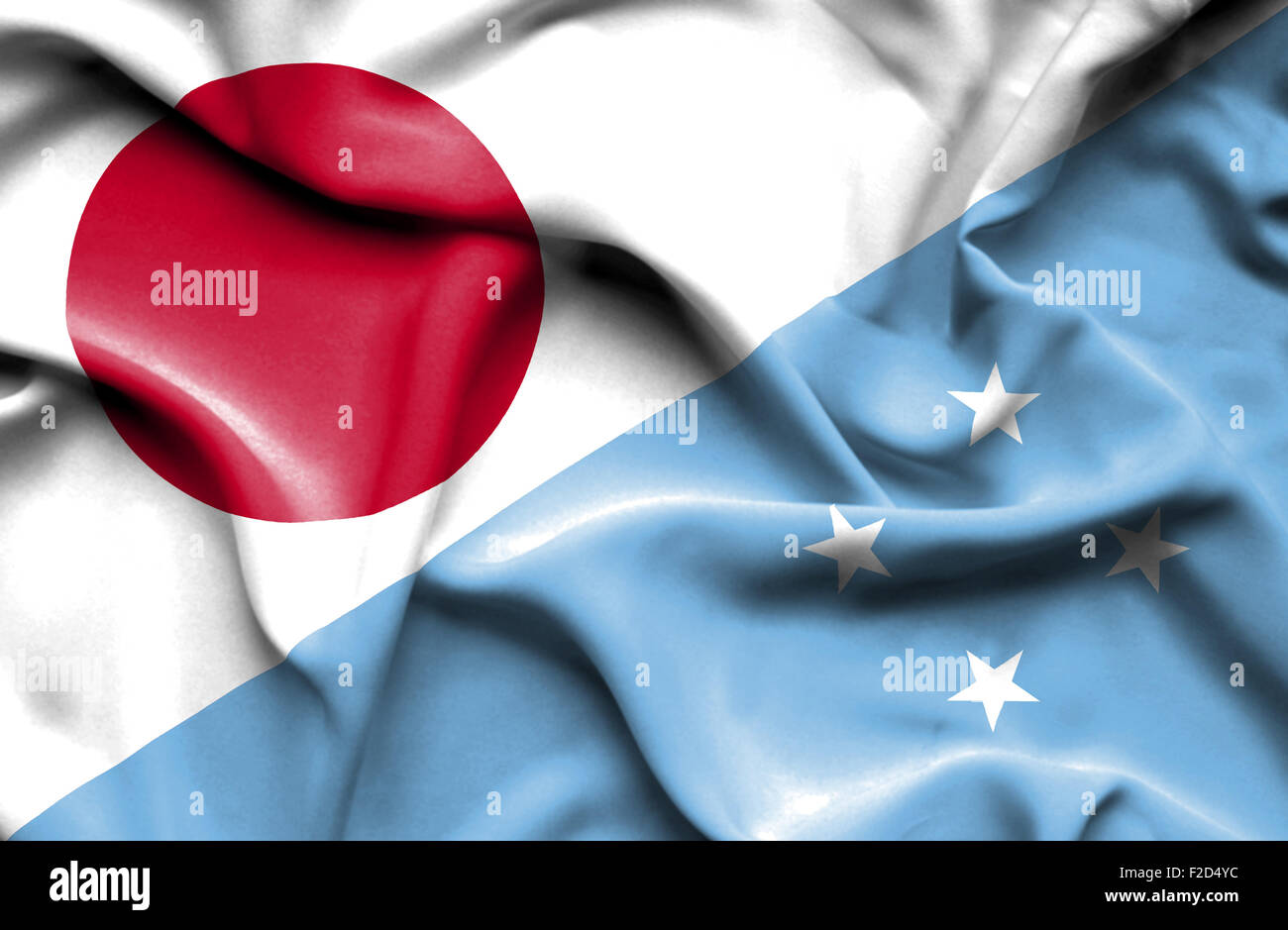 Japan micronesia flag hi-res stock photography and images - Alamy