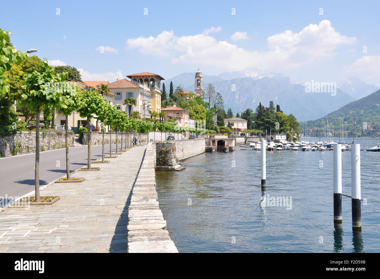 Tremezzo town at the famous Italian lake Como Stock Photo - Alamy