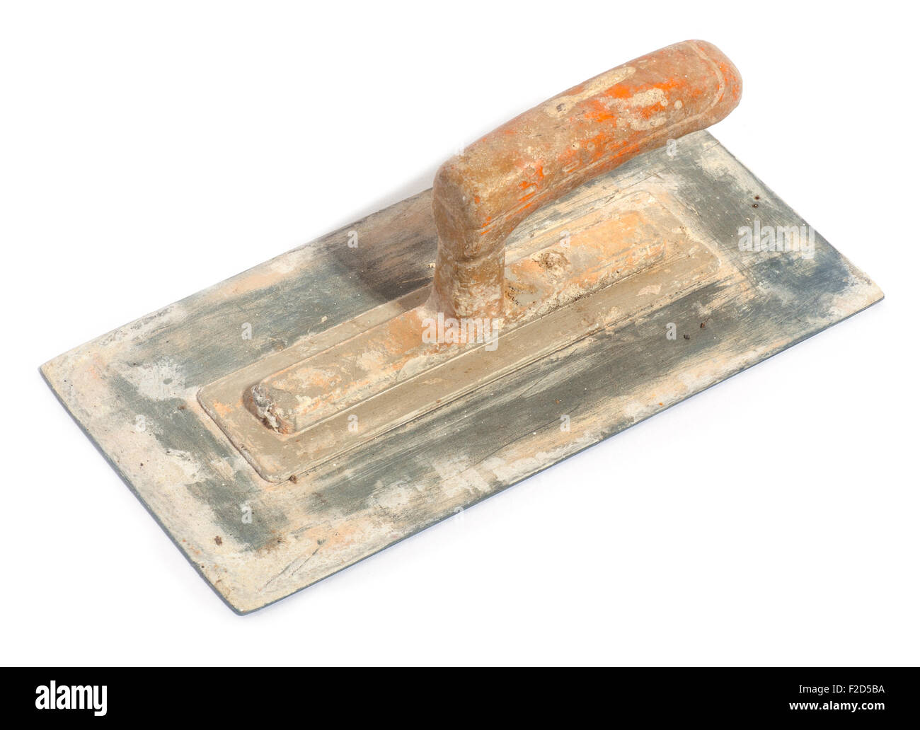Close up of dirty trowel on white Stock Photo - Alamy